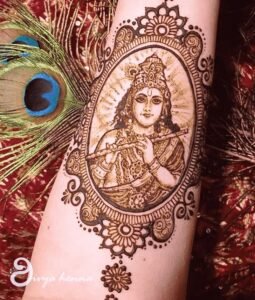 5 Divine and Mesmerizing Mehndi Designs Krishna - mehndidesignes.com